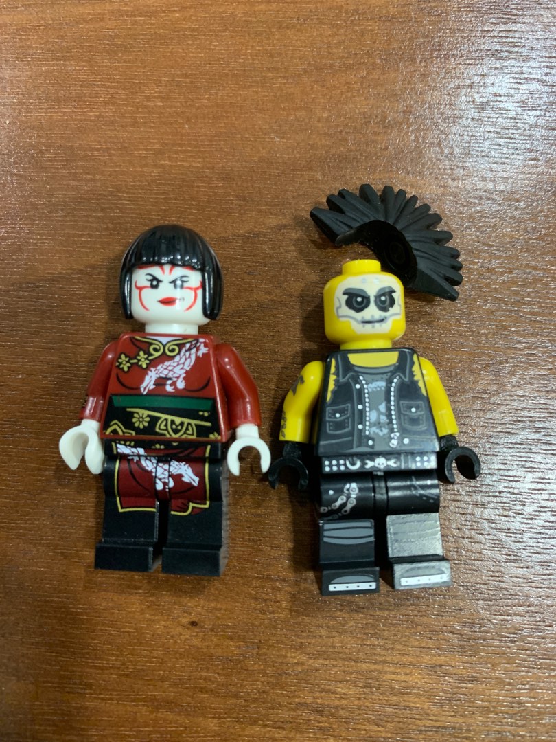 Lego Ninjago Minifigures Nya-Kabuki and Mohawk from 2018 Bricktober ...