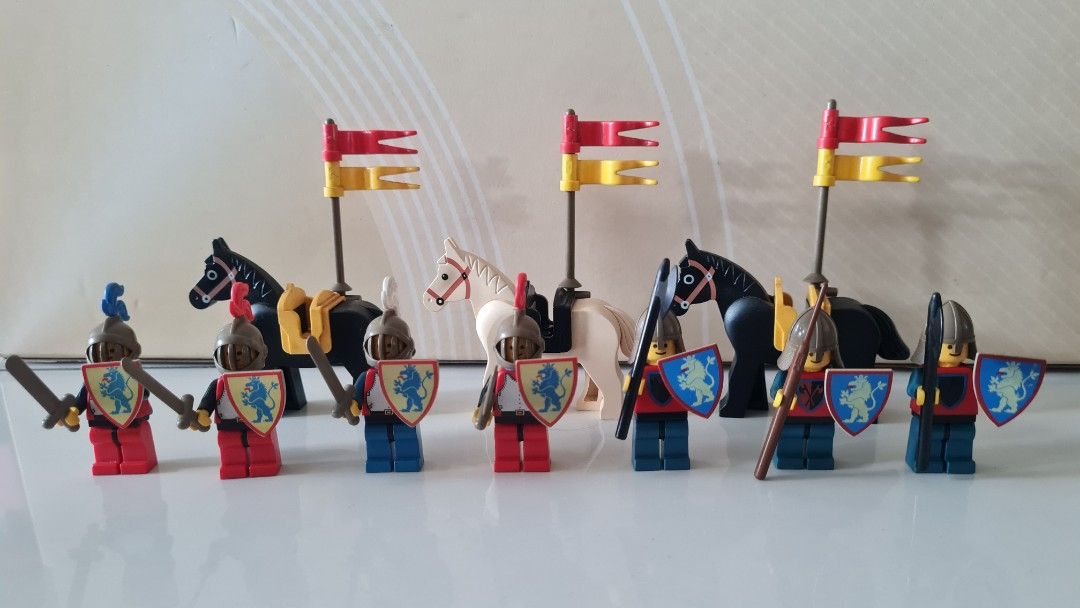 Lego vintage knights and horses, Hobbies & Toys, Toys & Games on Carousell