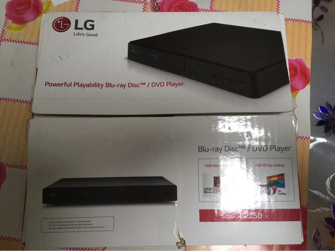 LG BP250 藍光 DVD 播放器 全新, 家庭電器, 電視 & 其他娛樂, 藍光及播放器 - Carousell
