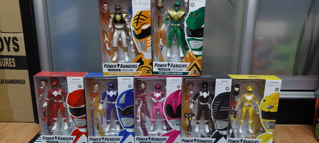 Lighting Collection Mighty Morphin Power Rangers, Hobbies & Toys, Toys ...