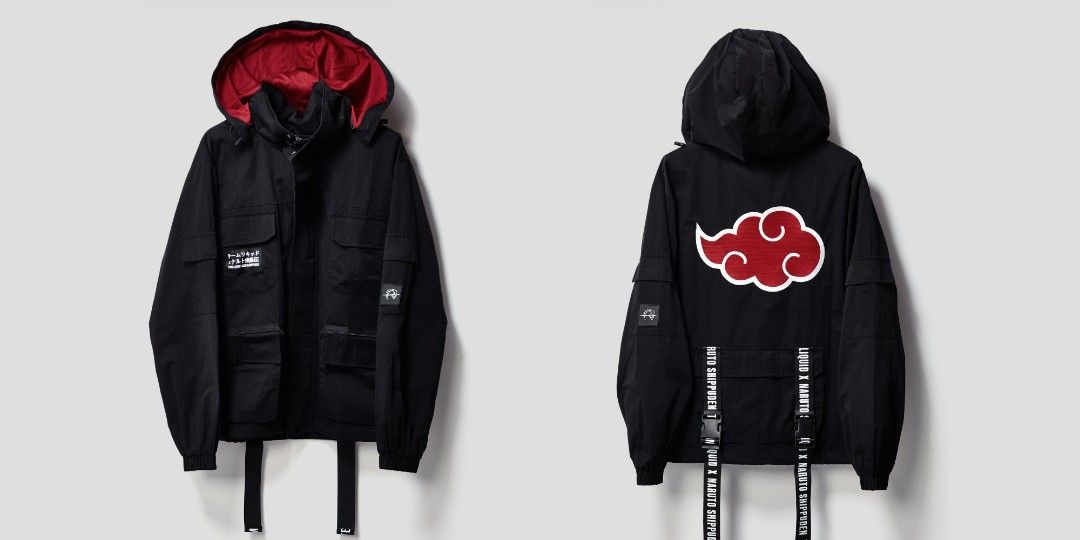 Liquid x Naruto Akatsuki Tsukuyomi Itachi Packable Tech Jacket, Men's ...