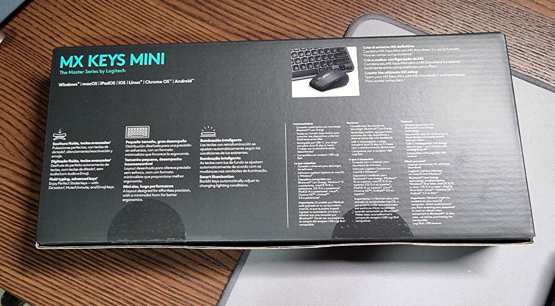 Logitech MX Keys Mini Graphite - Sealed, Brand New, Computers & Tech ...