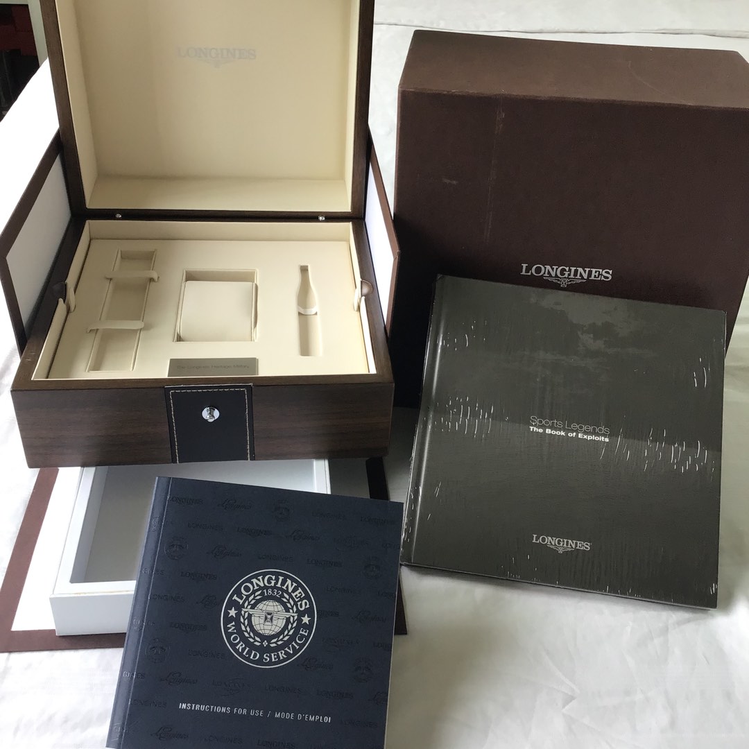 Longines Heritage Military Watch box Booklets Limited Edition, Luxury ...