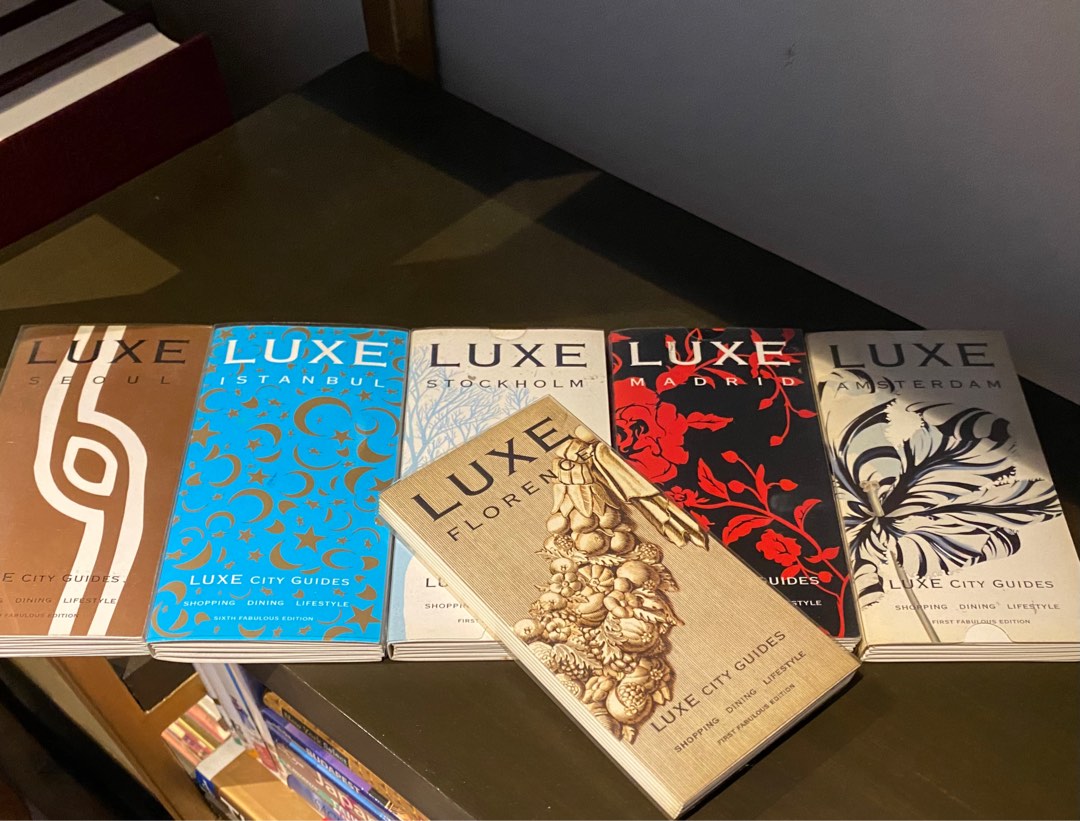 Luxe Guide Set of 7 Guides, Hobbies & Toys, Travel, Travel Essentials ...