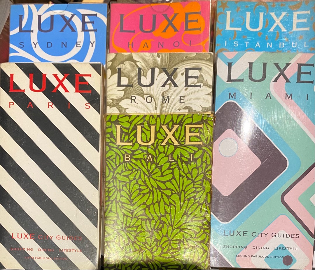 Luxe Guide Set of 7 Guides, Hobbies & Toys, Books & Magazines, Travel ...