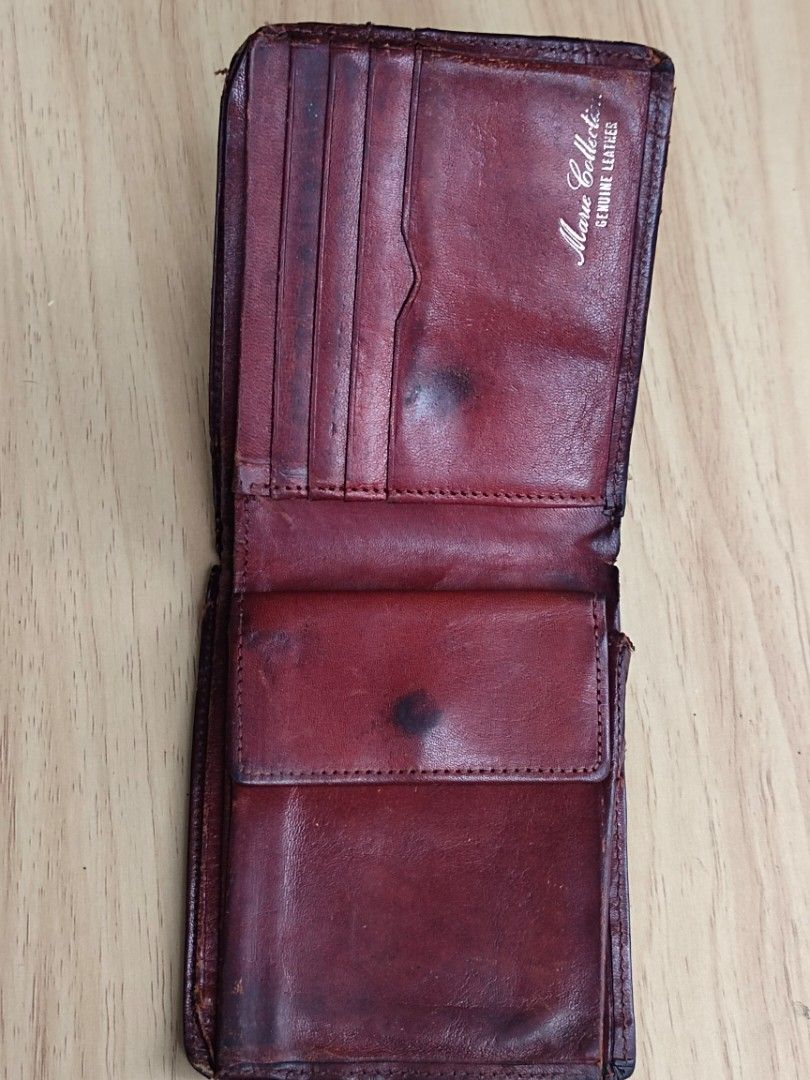 M GRECO GENUINE LEATHER BIFOLD WALLET, Men's Fashion, Watches ...