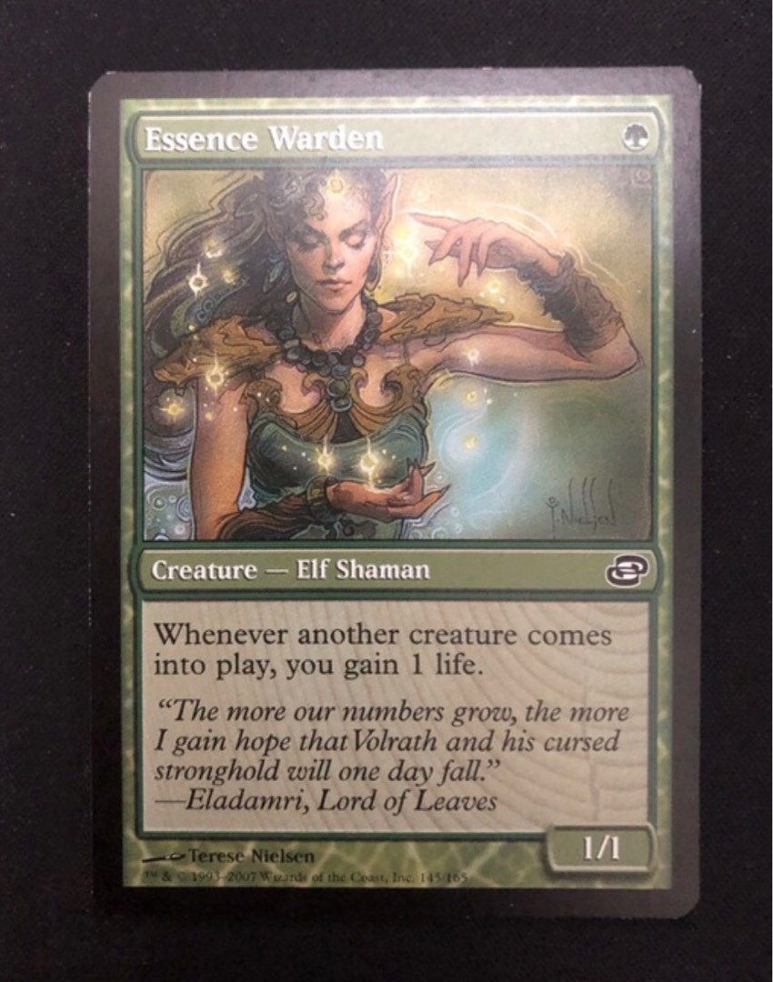 Magic The Gathering - Essence Warden, Hobbies & Toys, Toys & Games on ...