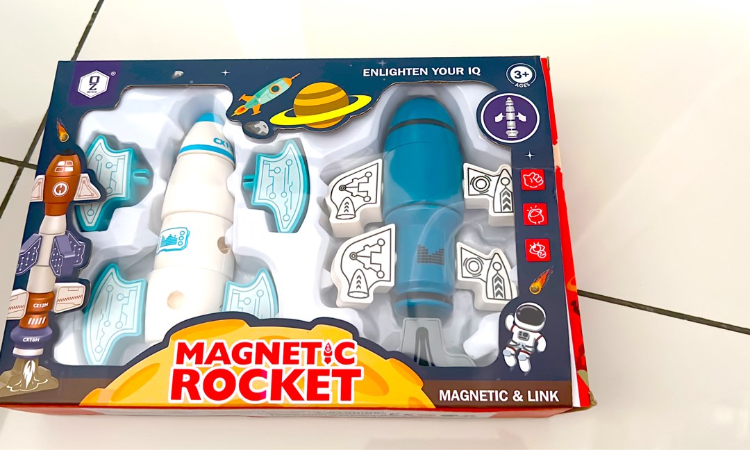 Magnetic Rocket, Babies & Kids, Infant Playtime on Carousell