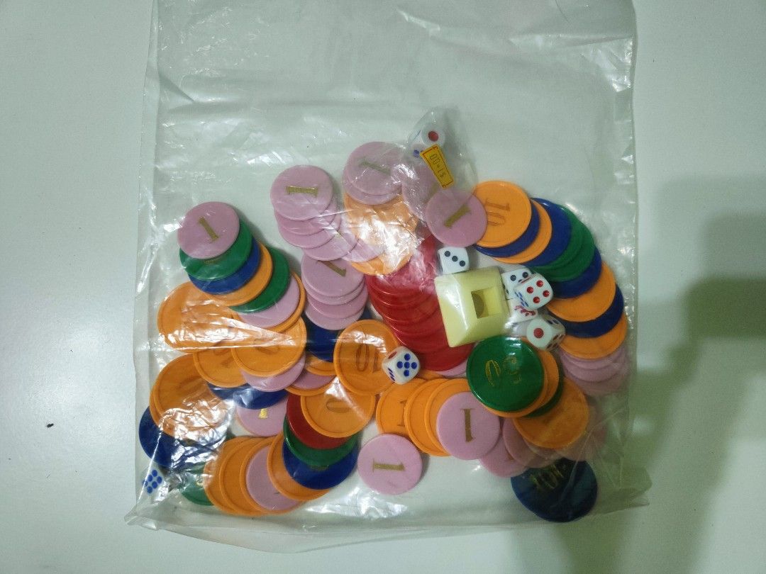 Mahjong chips, Hobbies & Toys, Toys & Games on Carousell