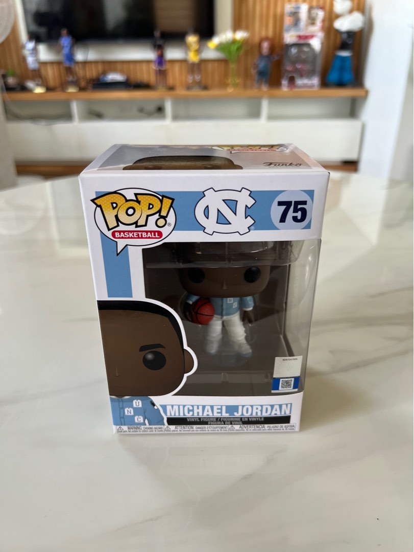 Michael Jordan UNC Funko Pop, Hobbies & Toys, Toys & Games on Carousell