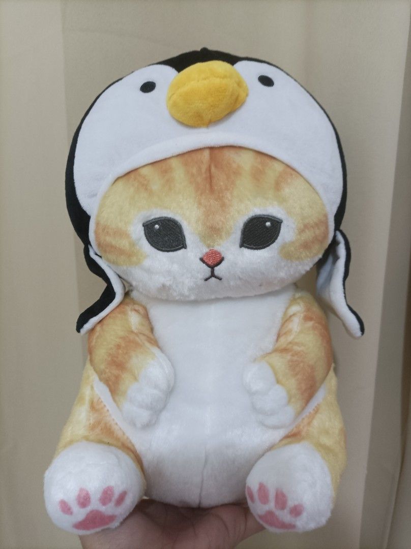 Mofusand penguin cat plushie, Hobbies & Toys, Toys & Games on Carousell