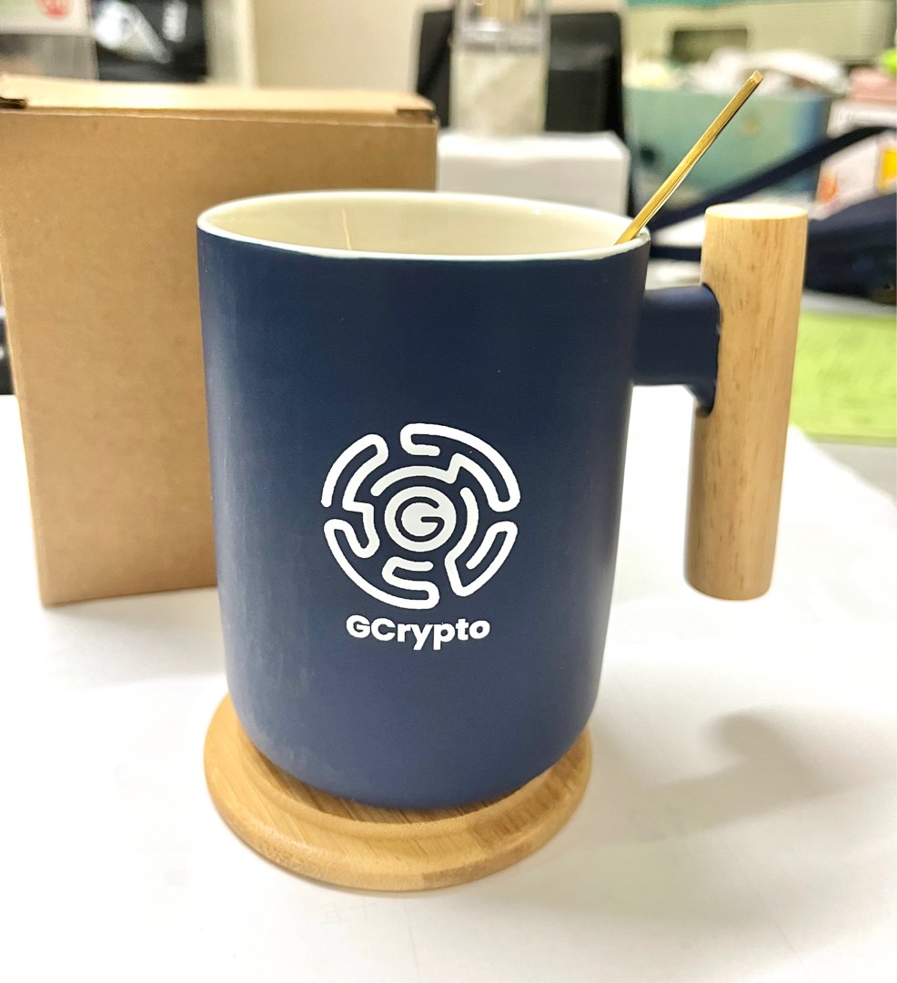 Mug with spoon and lid from Gcash company, Furniture & Home Living ...