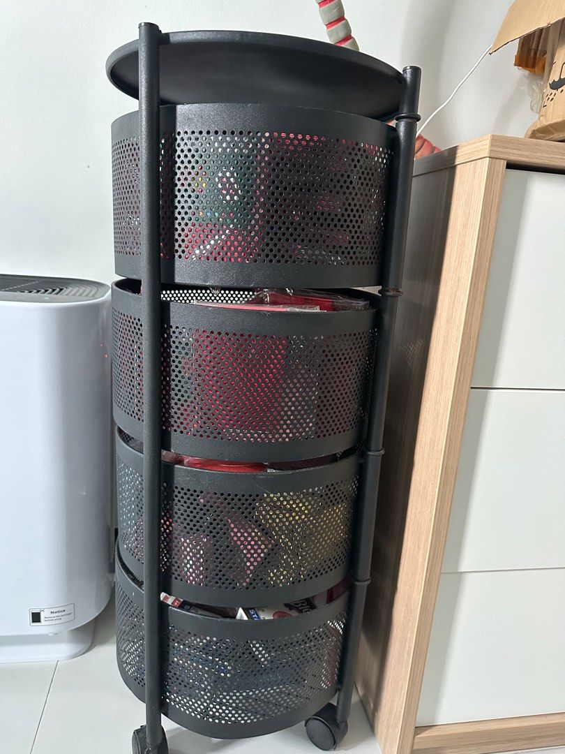 Multipurpose Storage Trolley with Wheels, Furniture & Home Living, Home ...