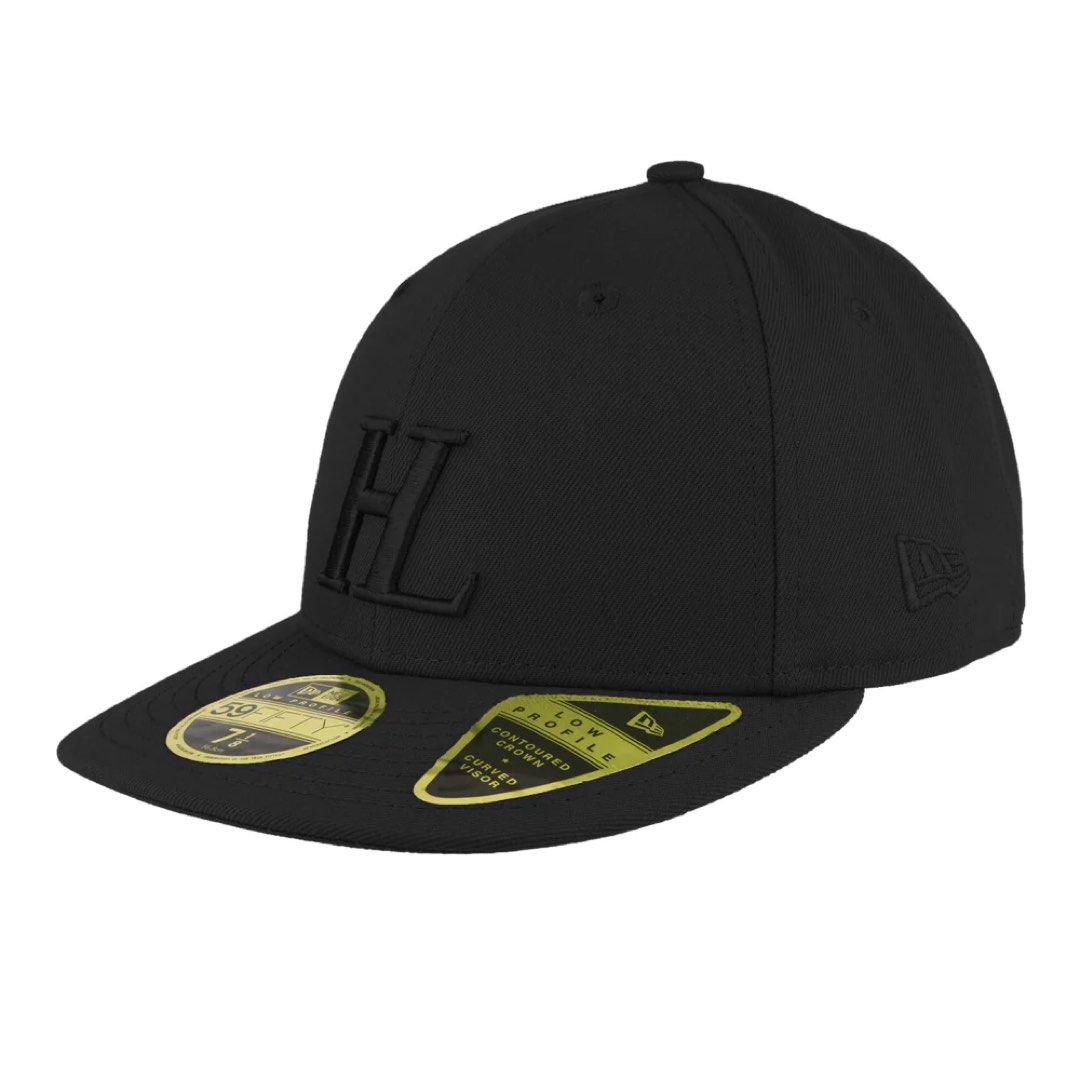 New Era 59FIFTY Fitted Helmut Lang Black Low Profile, Men's Fashion ...