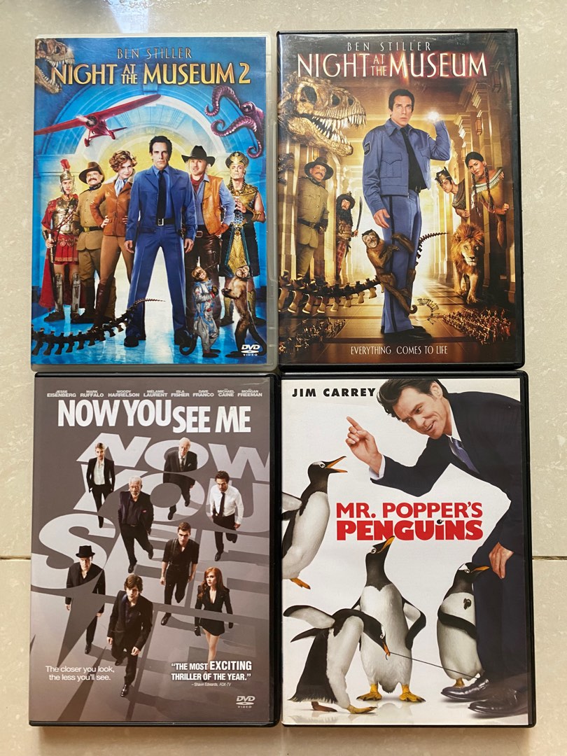 DVD Night at the Museum 1 and 2, Hobbies & Toys, Music & Media, CDs ...