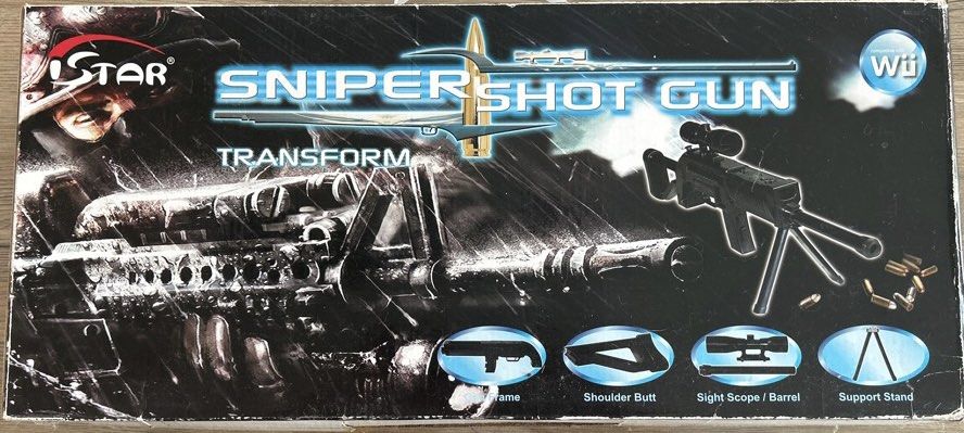 Nintendo Wii sniper gun, Hobbies & Toys, Toys & Games on Carousell