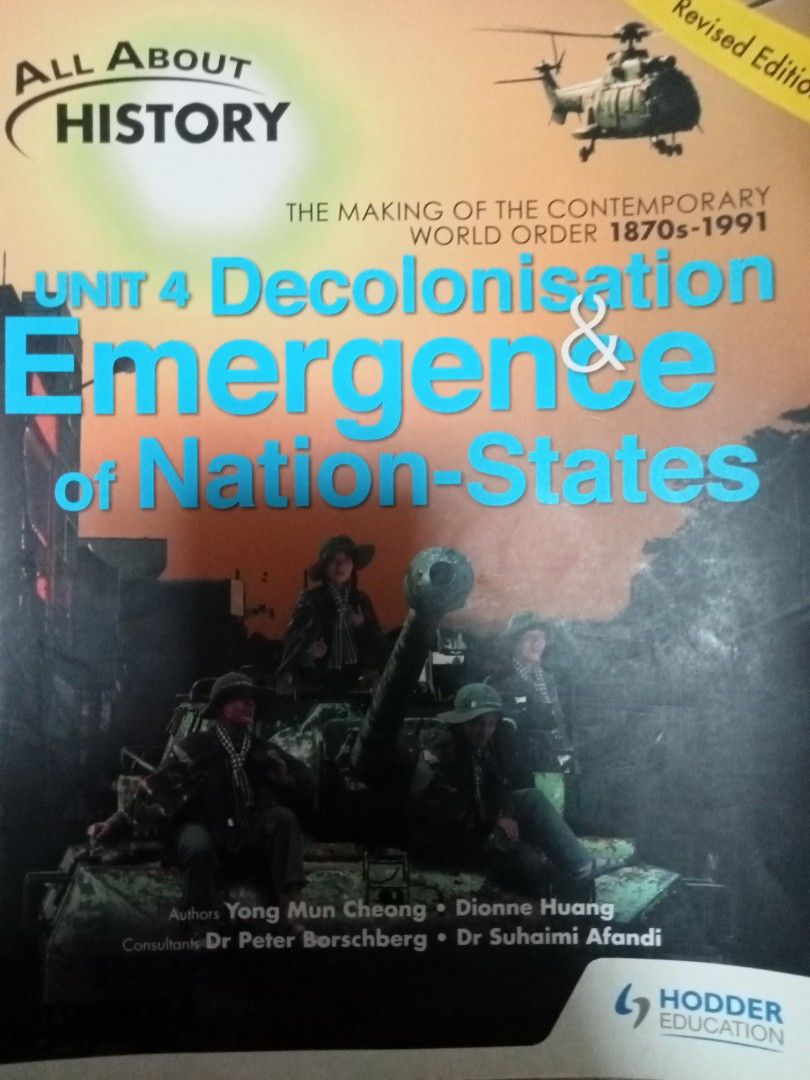 o level history textbook unit 4 (decolonisation & emergence of nation ...