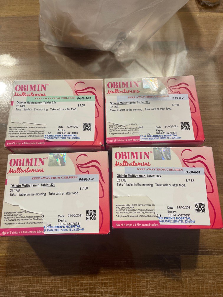 Obimin multivitamins pregnancy, Health & Nutrition, Health Supplements ...