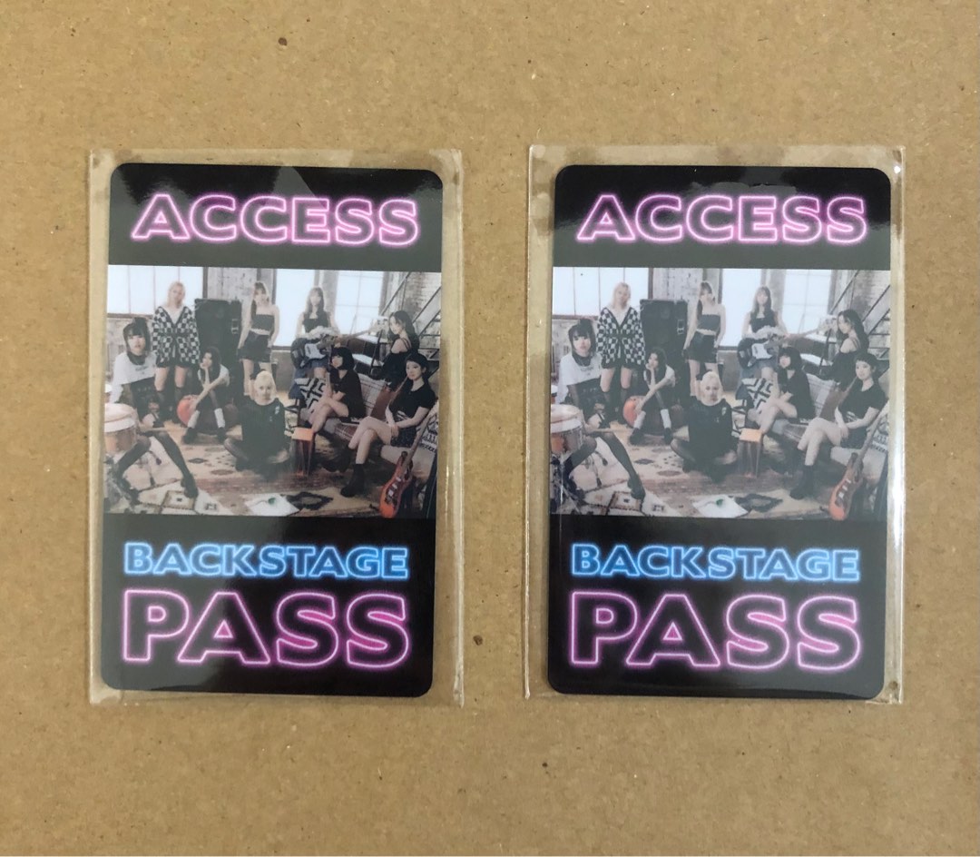 Official Backstage Pass Card Twice Season’s Greetings 2023 Secret Life ...