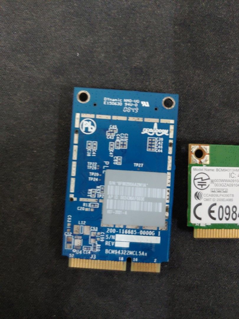 Old Macbook mini pcie wifi card, Computers & Tech, Laptops & Notebooks ...