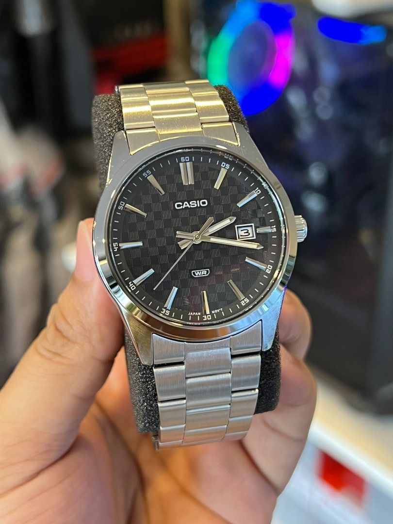 ORIGINAL CASIO Analog Mens Watch / Casio Stainless Steel Watch / Casio ...