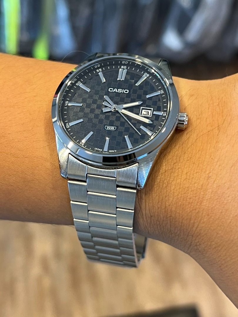 ORIGINAL CASIO Analog Mens Watch / Casio Stainless Steel Watch / Casio ...