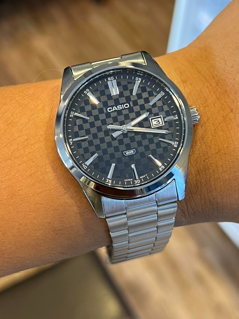 ORIGINAL CASIO Analog Mens Watch / Casio Stainless Steel Watch / Casio ...