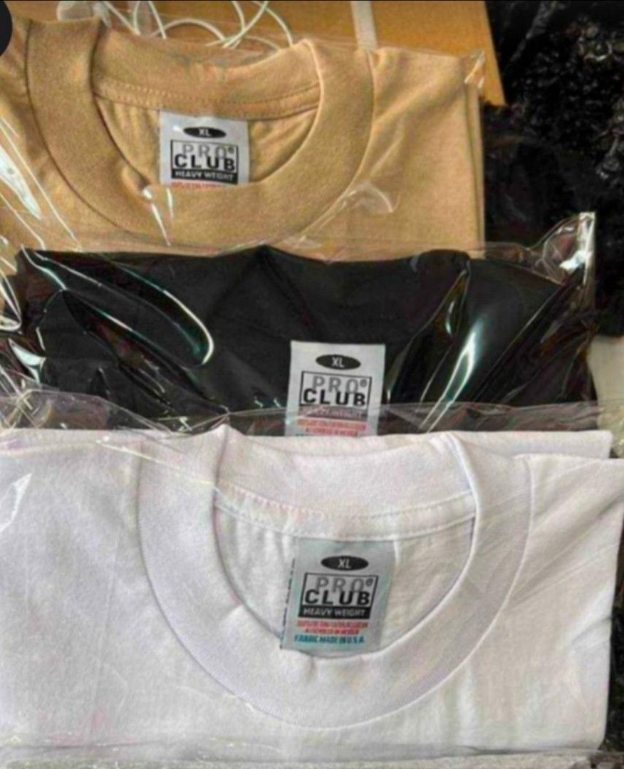 ORIGINAL PRO CLUB T-SHIRT!!! BRAND NEW!! AVAIL NA ULET, Men's Fashion ...