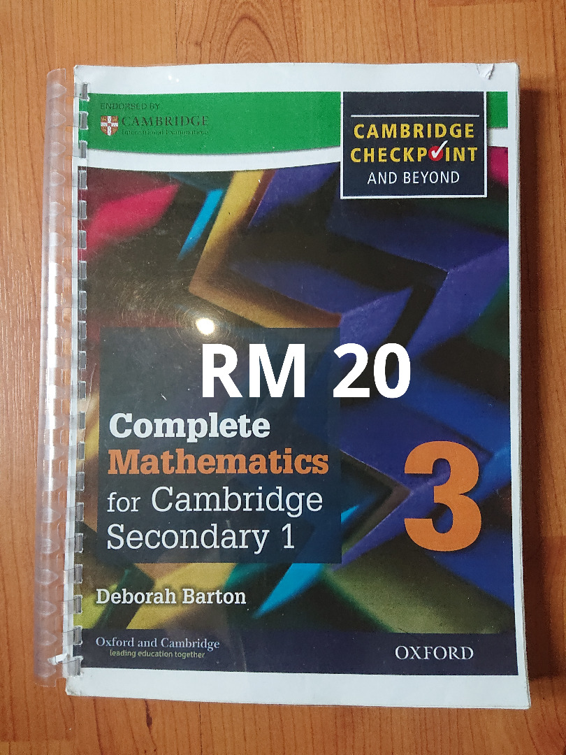 Oxford Complete Mathematics for Secondary 1 3 for Cambridge IGCSE ...