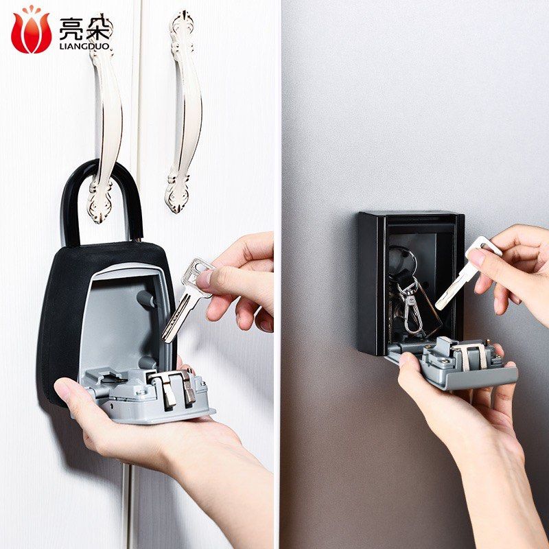 Padlock Key Box Password Safe Lock Box keybox security Box, Furniture ...