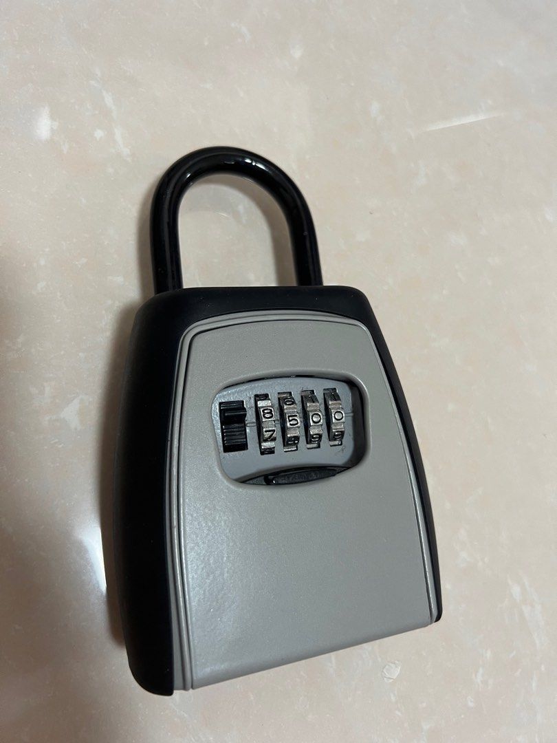 Padlock Key Box Password Safe Lock Box keybox security Box, Furniture ...