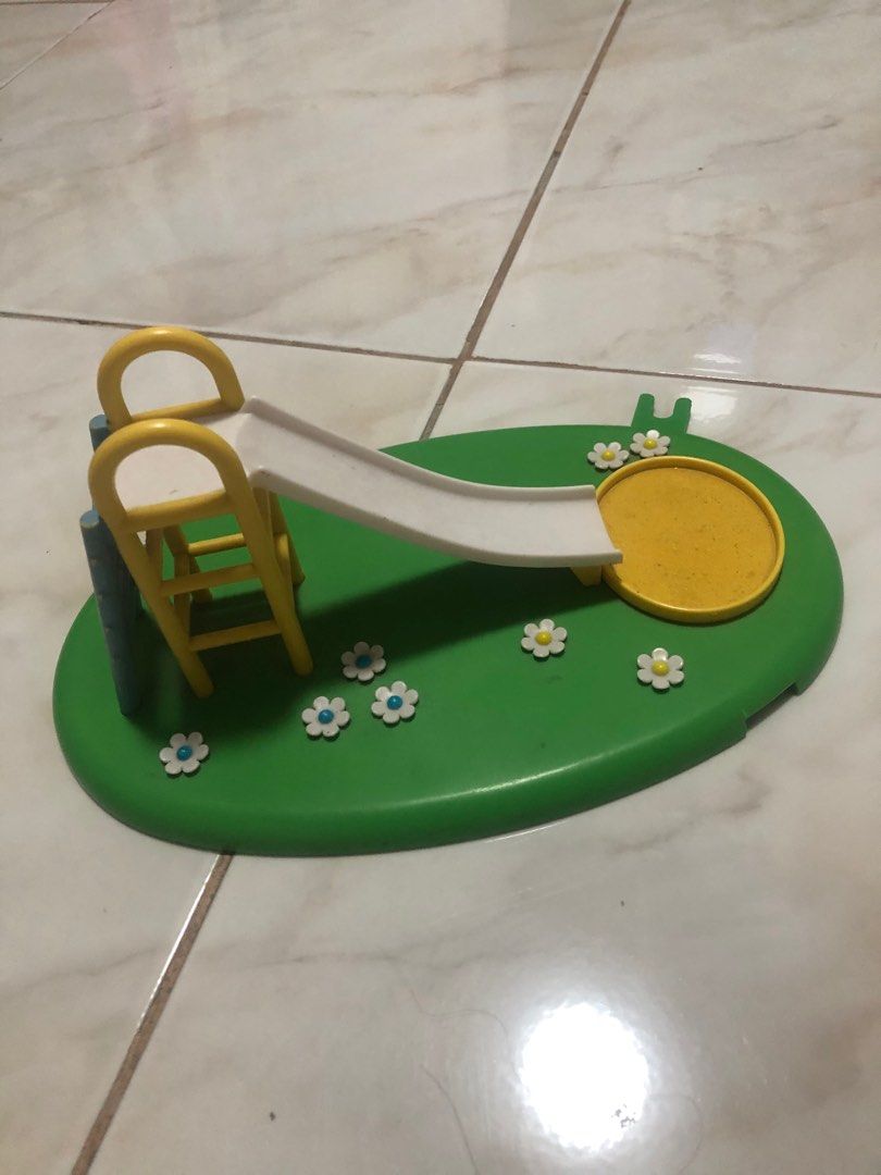 Peppa pig slide and swing set, Babies & Kids, Infant Playtime on Carousell