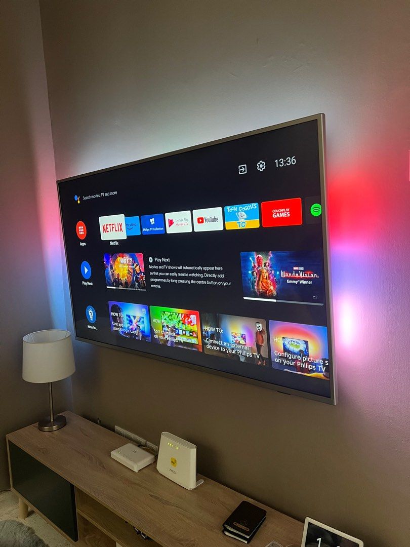 Philips 65inch Ambilight 4k HDR Android TV, TV & Home Appliances, TV ...