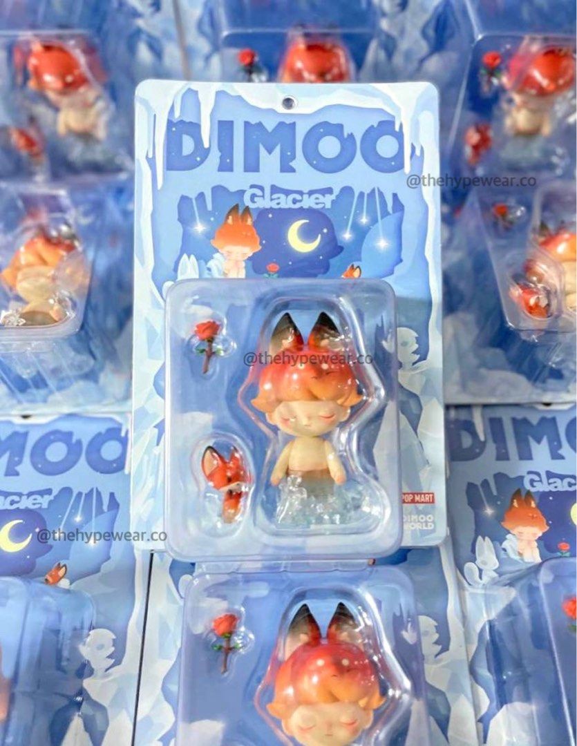 Pop Mart Dimoo Glacier Figurine, Hobbies & Toys, Toys & Games on Carousell