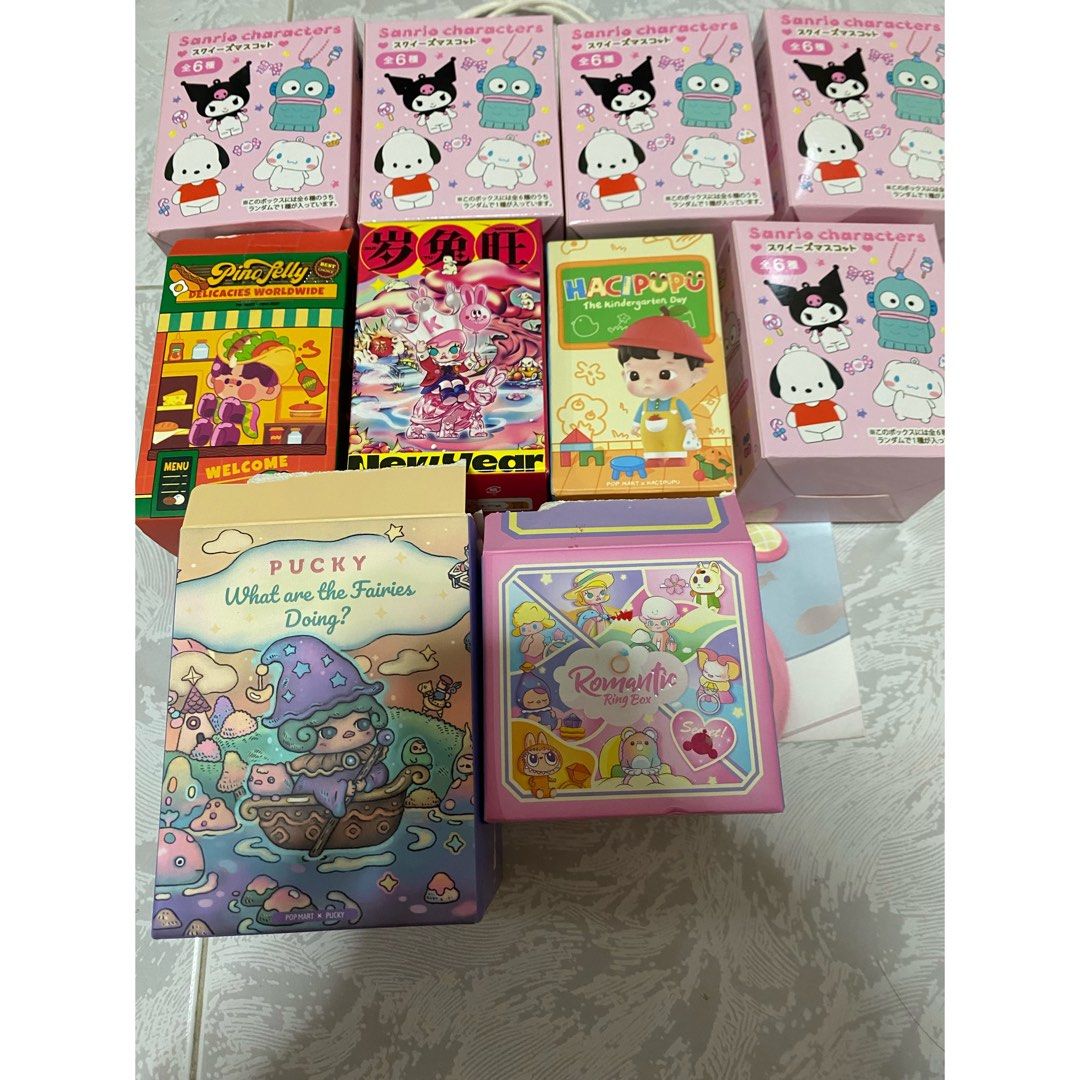 POPMART & SANRIO Blindboxes GACHA/RANDOM, Hobbies & Toys, Toys & Games ...