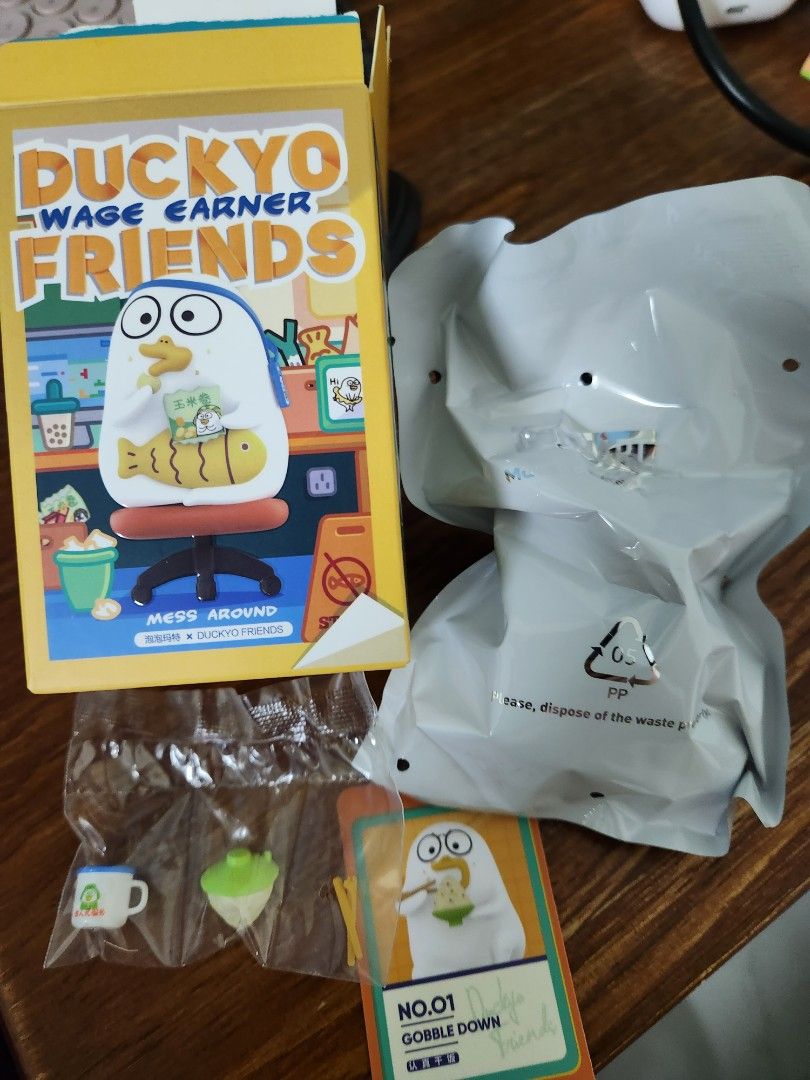 Popmart Blindbox - Duckyo wage earner friends, Hobbies & Toys, Toys ...