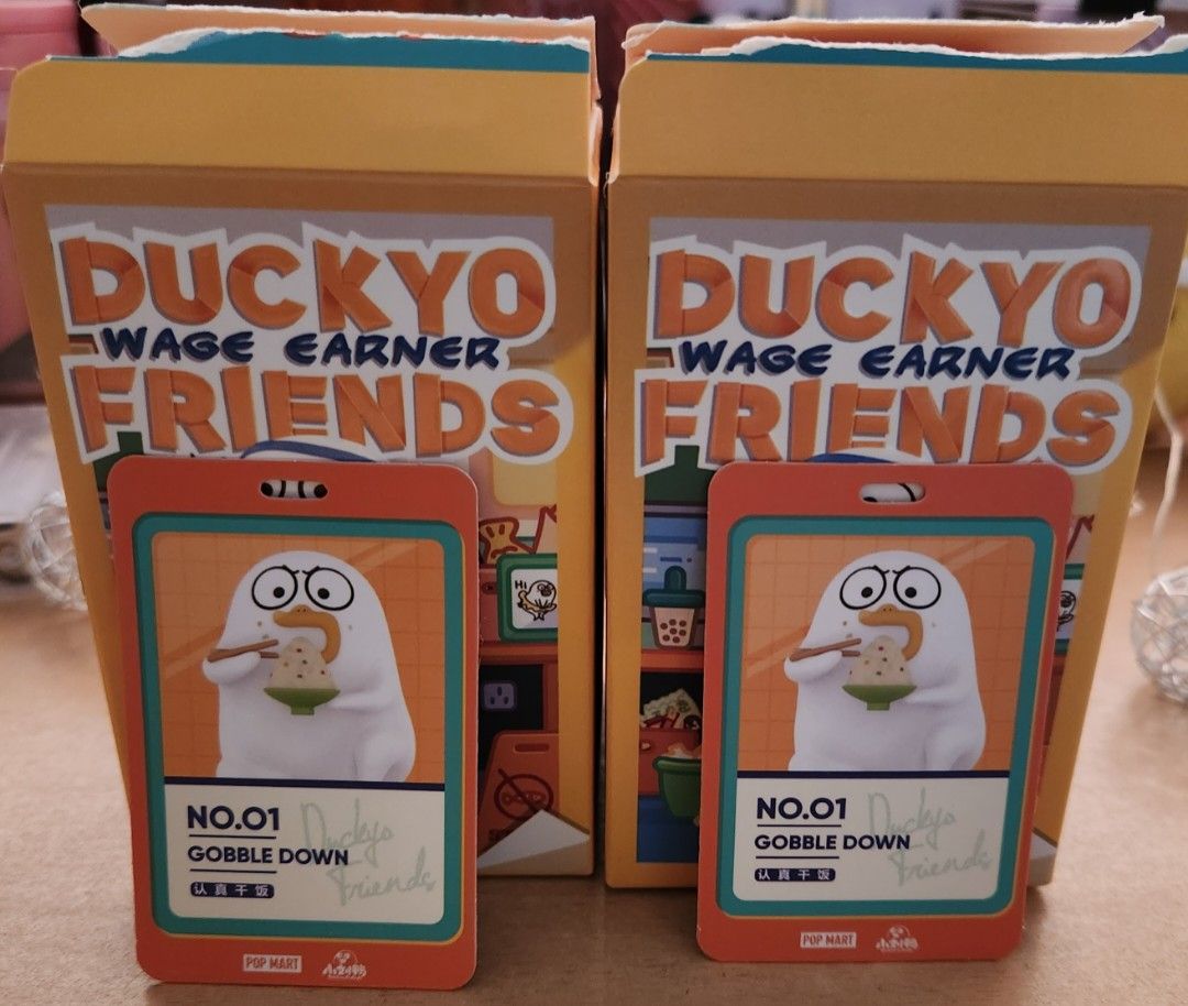 Popmart Blindbox - Duckyo wage earner friends, Hobbies & Toys, Toys ...