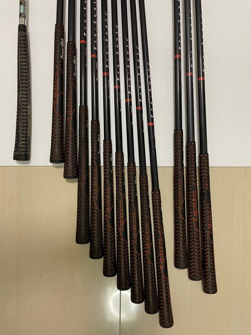 Power Bilt Pro Sonic Full Golf Set + Woods+ Putter+ Power BILT used ...
