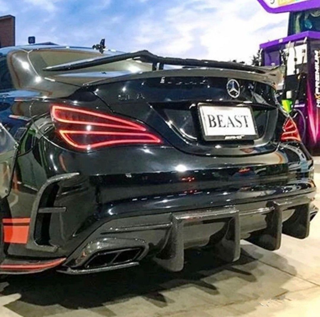Real Carbon Fiber Mercedes-Benz CLA180 / BMW C4 Spoiler, Car ...