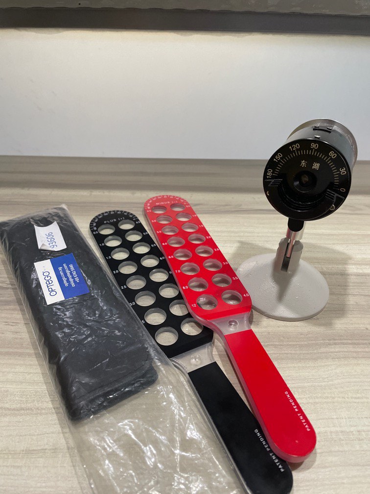 Refraction bars model eye retinoscopy, Beauty & Personal Care, Vision ...