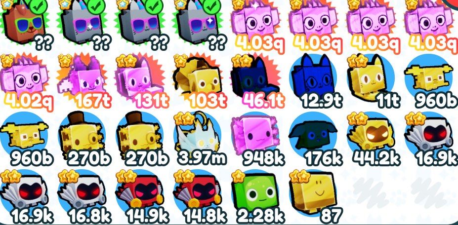 Roblox Pet simulator X psx pets, 電子遊戲, 電子遊戲, 其他 - Carousell