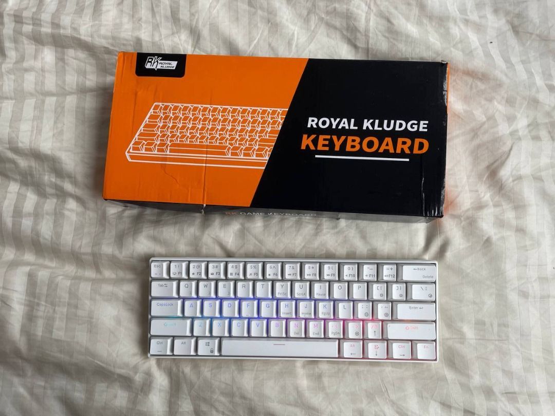 Royal Kludge RK61 Dual Mode RGB Mechanical Keyboard (Brown Switch ...