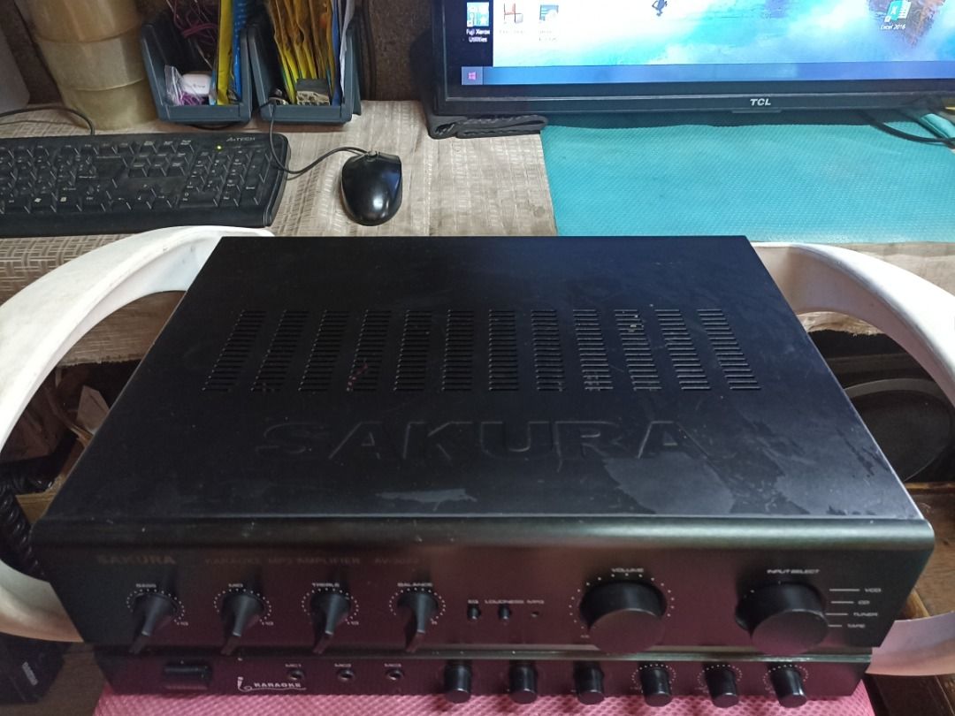 Sakura 3022 amplifier (300 watts x 2), Audio, Soundbars, Speakers ...