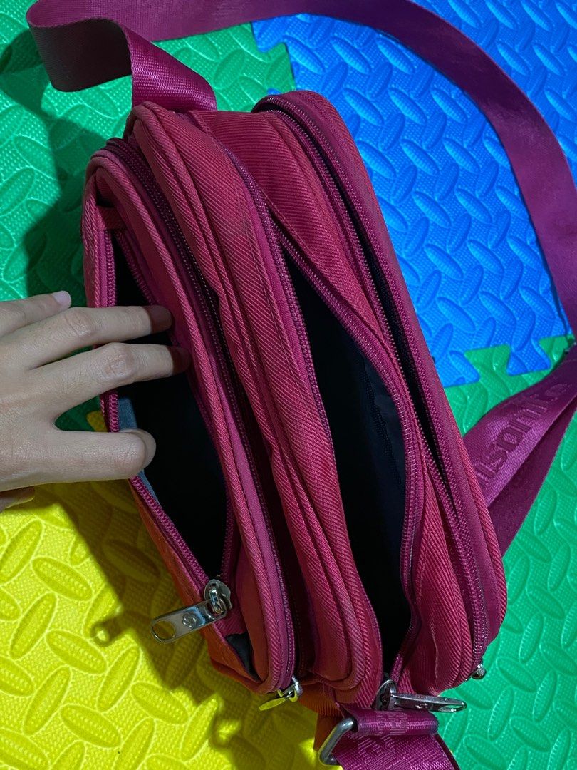 Samsonite Hot Pink Sling Shoulder Bag Womens Fashion Bags And Wallets Cross Body Bags On