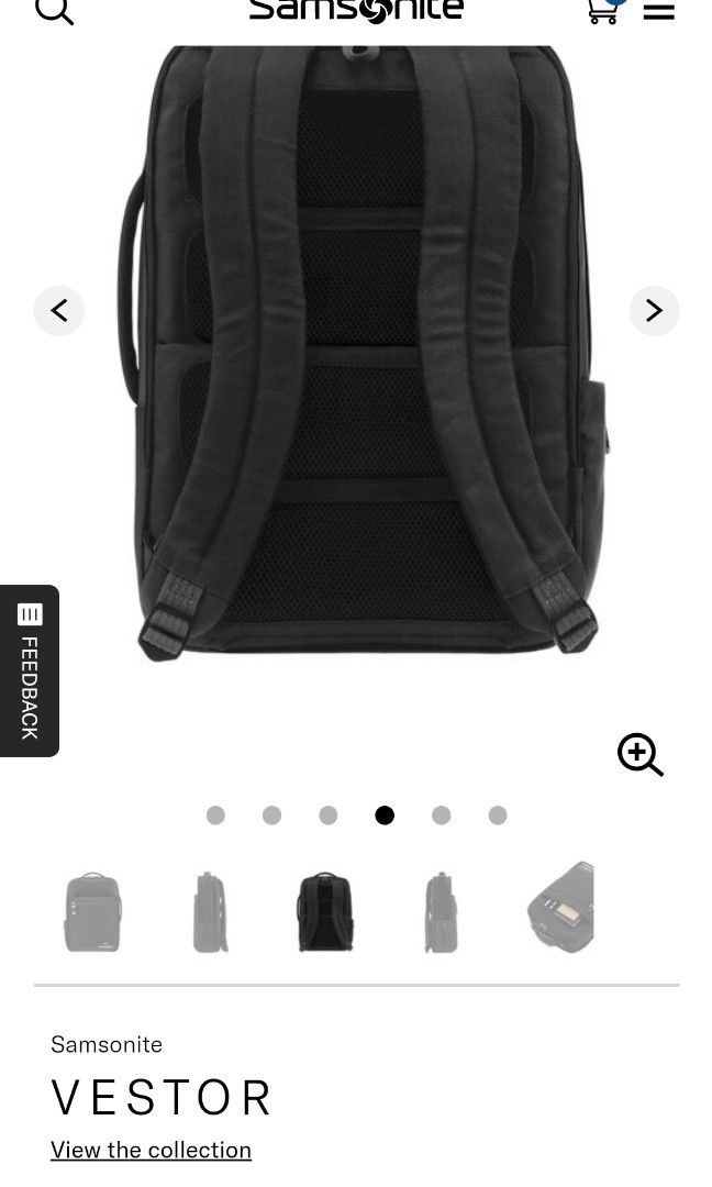Samsonite Vestor back pack, Men's Fashion, Bags, Backpacks on Carousell