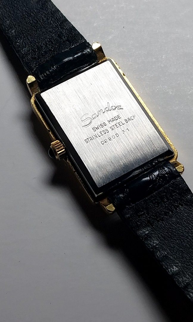 Sandoz Tank winding, Women's Fashion, Watches & Accessories, Watches on ...