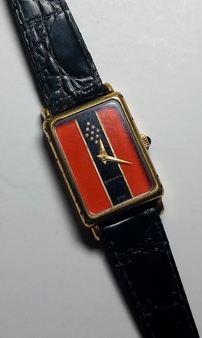 Sandoz Tank winding, Women's Fashion, Watches & Accessories, Watches on ...