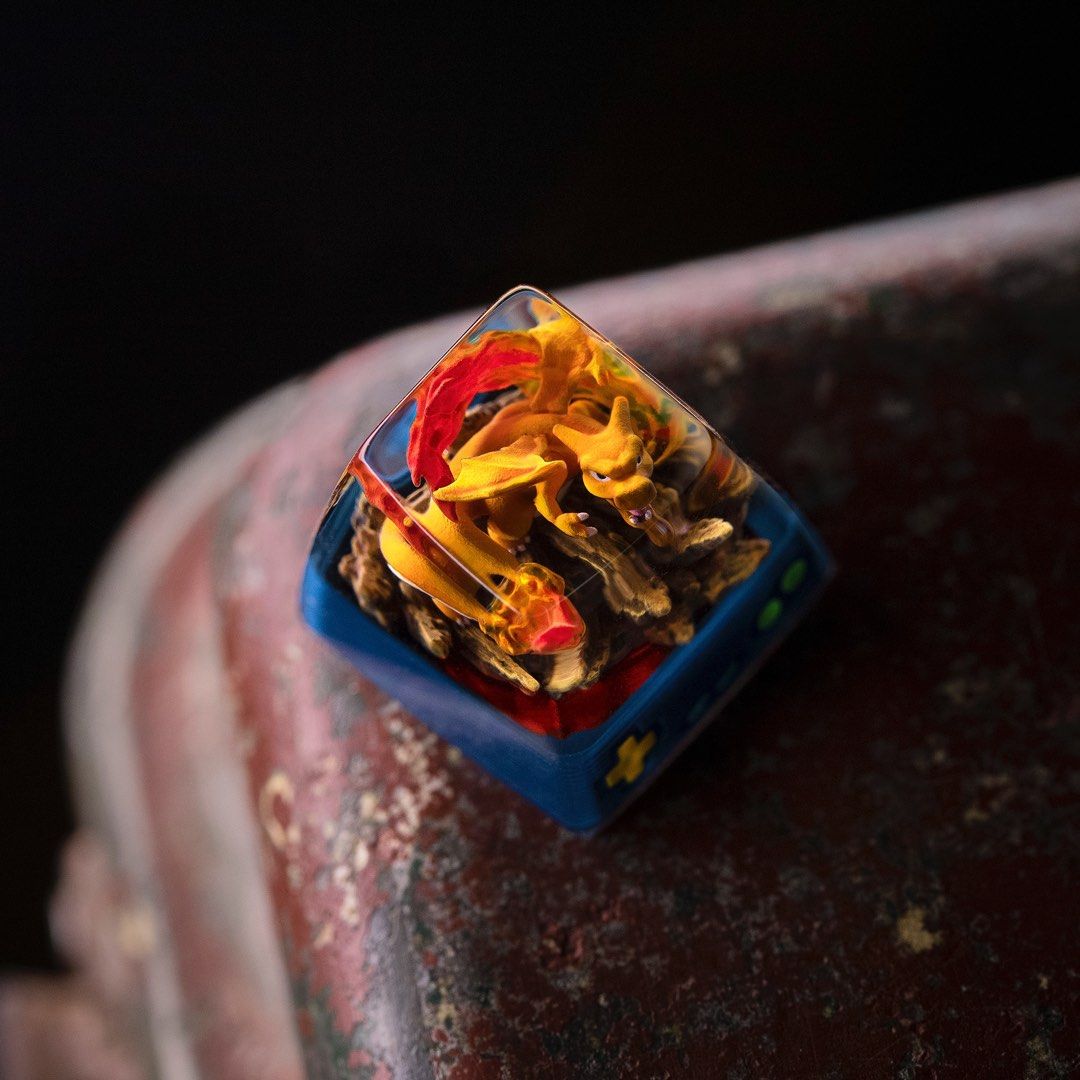 S-craft Charizard Pokemon Artisan Keycap Keyboard, Computers & Tech ...