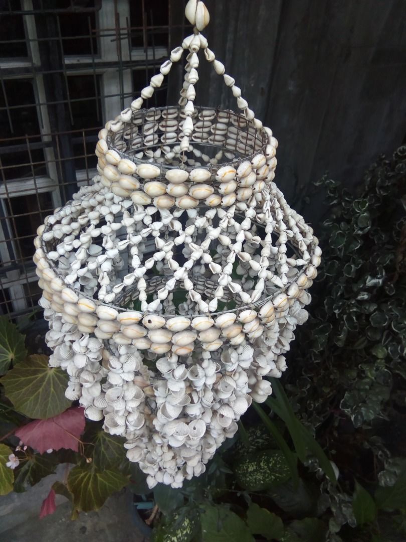 Seashell Hanging Decor Display (3 Layers), Furniture & Home Living ...