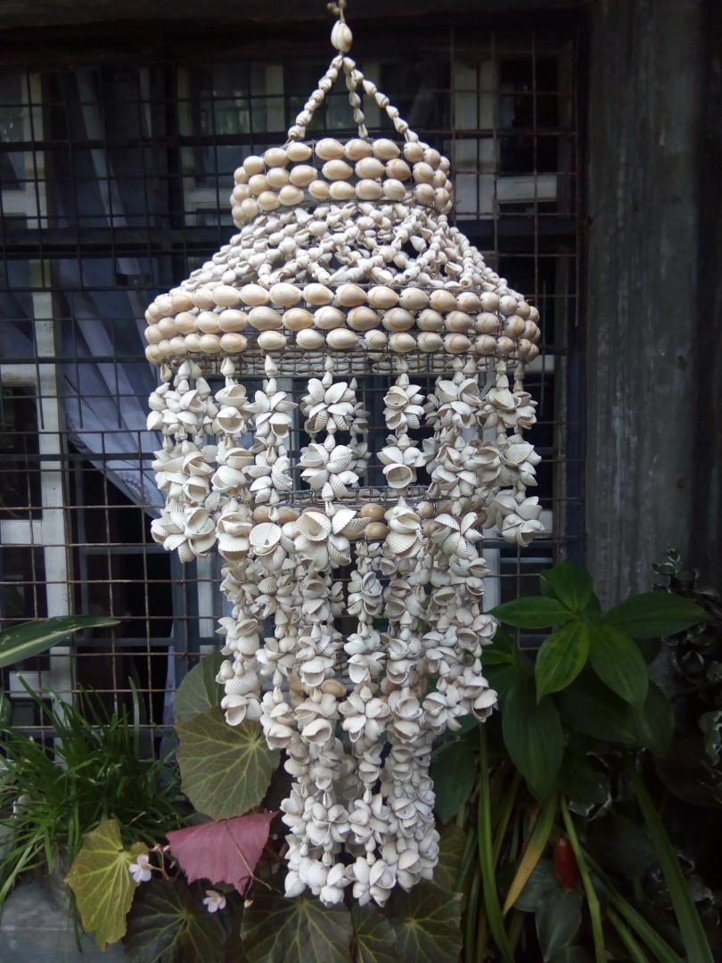 Seashell Hanging Decor Display (3 Layers), Furniture & Home Living ...